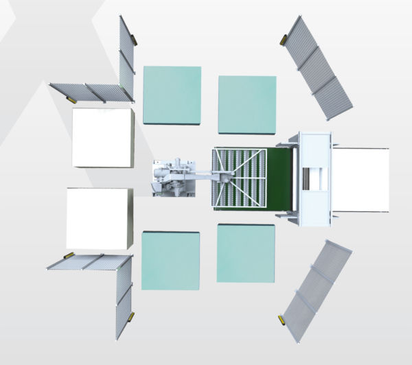 Robot AX-Robot depalletizing, automatic, for production cycle continuity